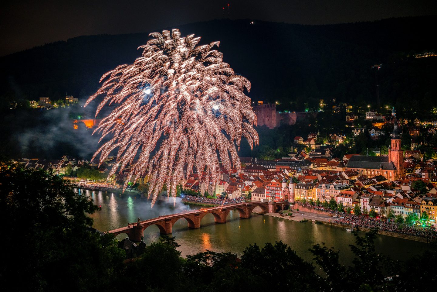 Lichterzauber über Heidelberg: Die 2. Schlossbeleuchtung am 7 ...